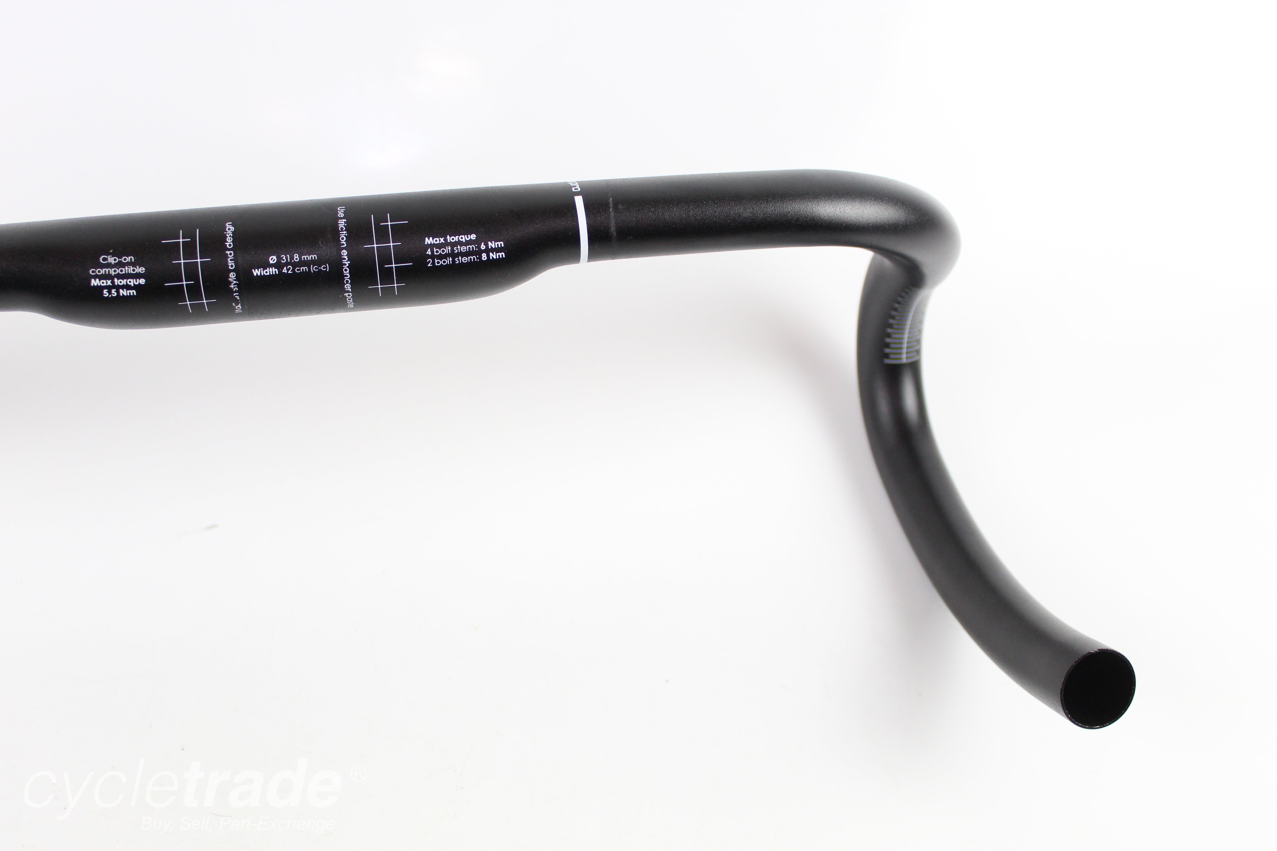 Drop Handlebar - 3T Superergo pro - 420mm 31.8mm Clamp - Grade A ...